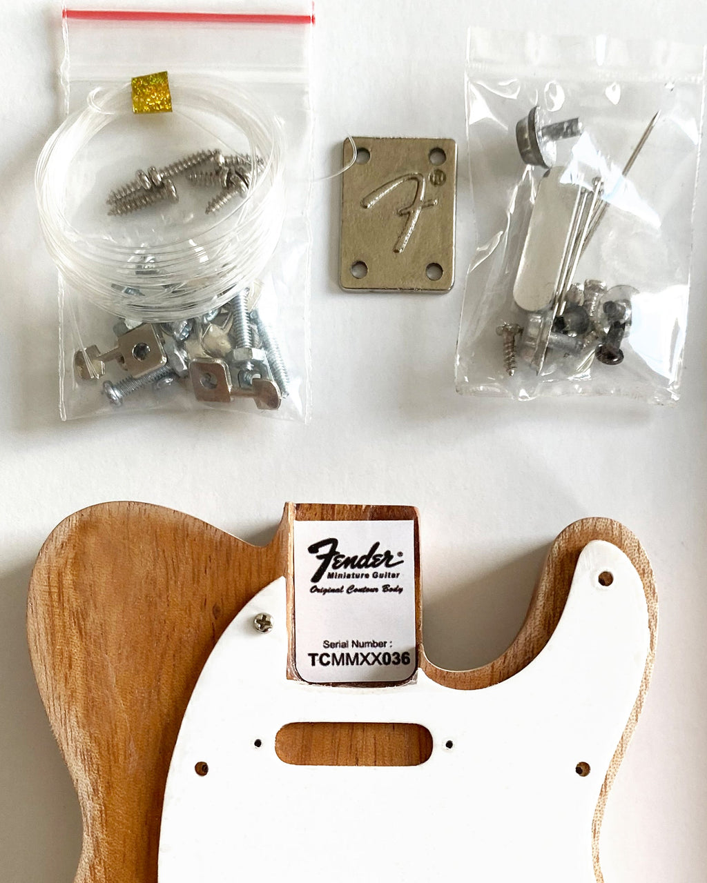 Miniature Guitar MODEL KIT - Fender™ Telecaster™ - BUILD YOUR OWN - Of ...